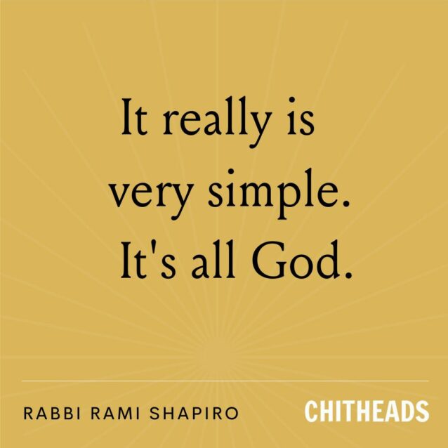 Rabbi Rami Shapiro on Living the Golden Rule (#153) - Embodied Philosophy